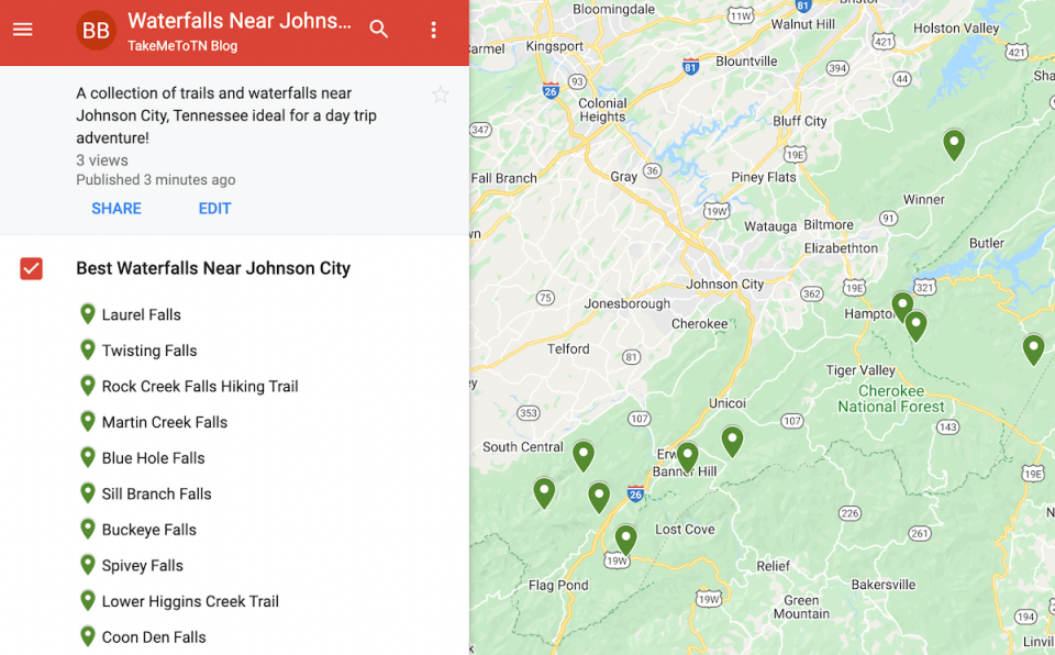9 Must-See Waterfalls Near Johnson City, Tennessee